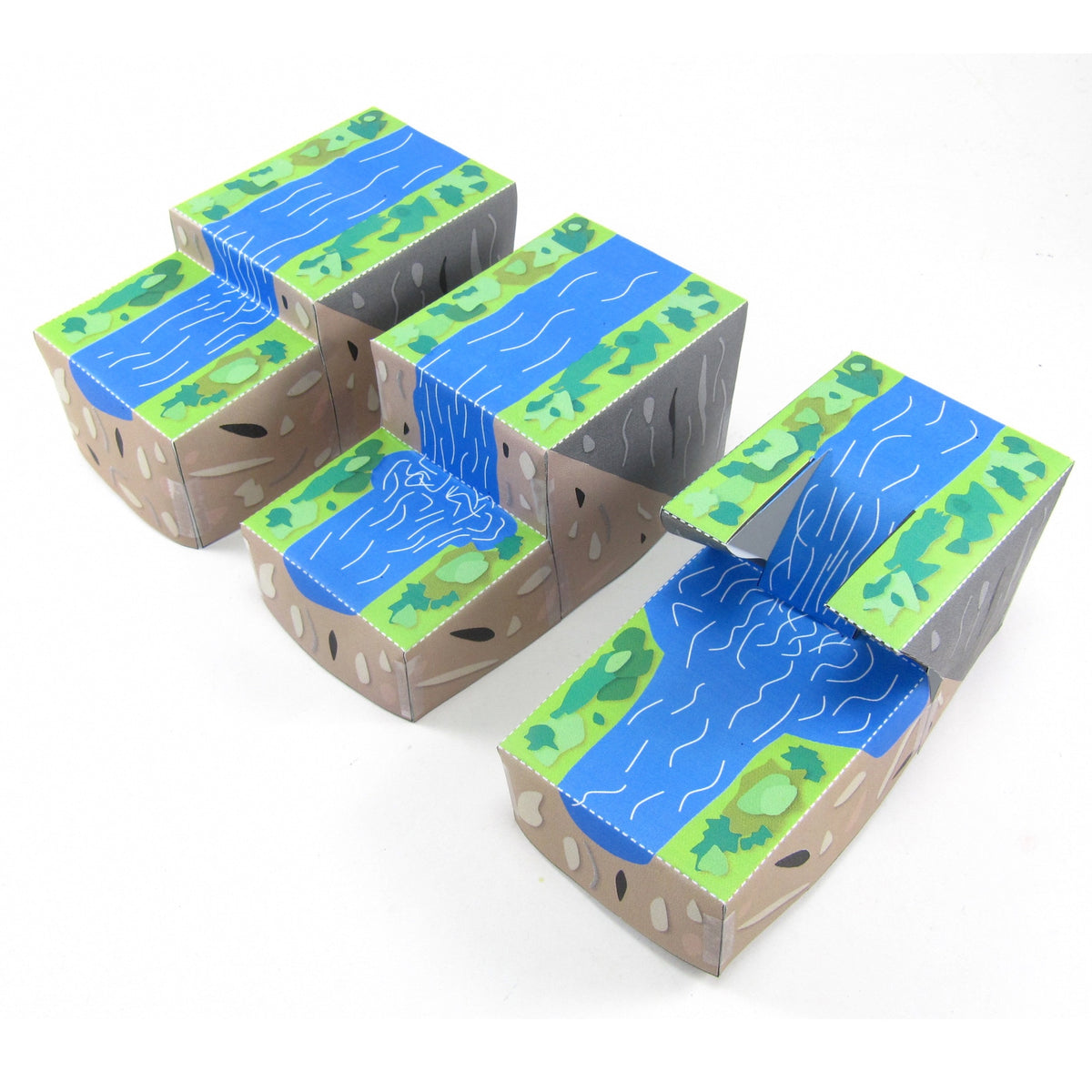 Our latest earth science models cover river landforms – Origami Organelles