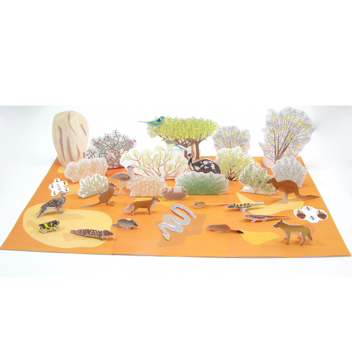Australian Scrublands Ecosystem – Origami Organelles