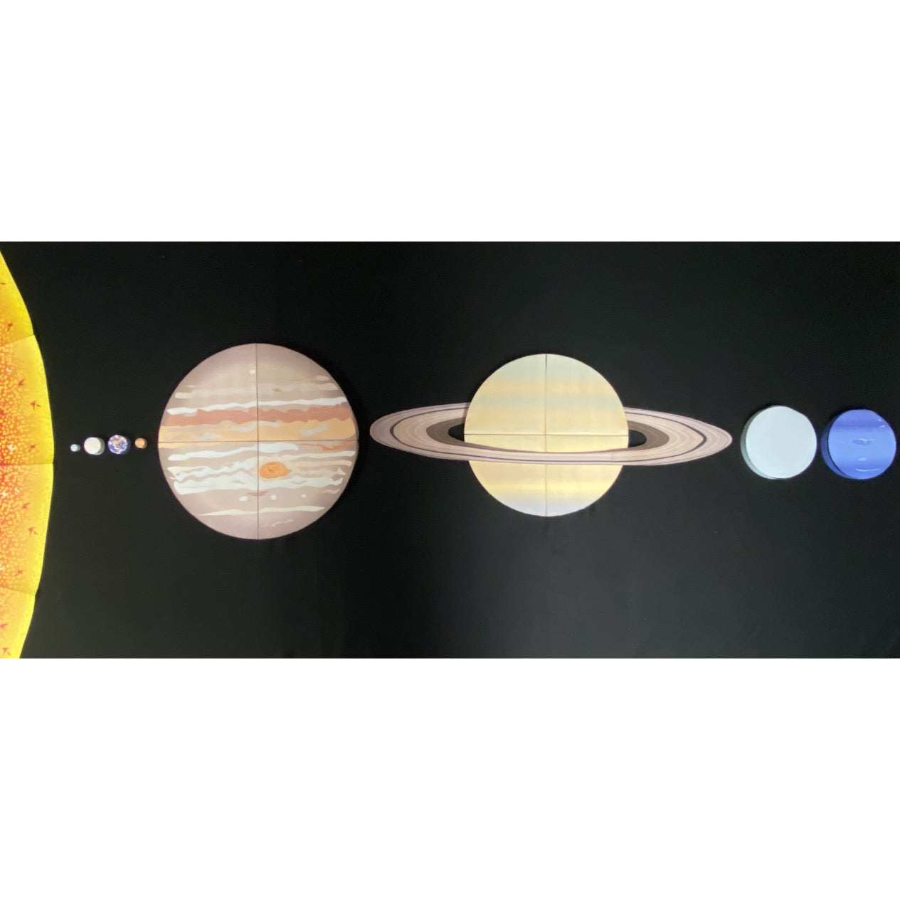 Solar System Relative Size Models Solar System Size In Perspective